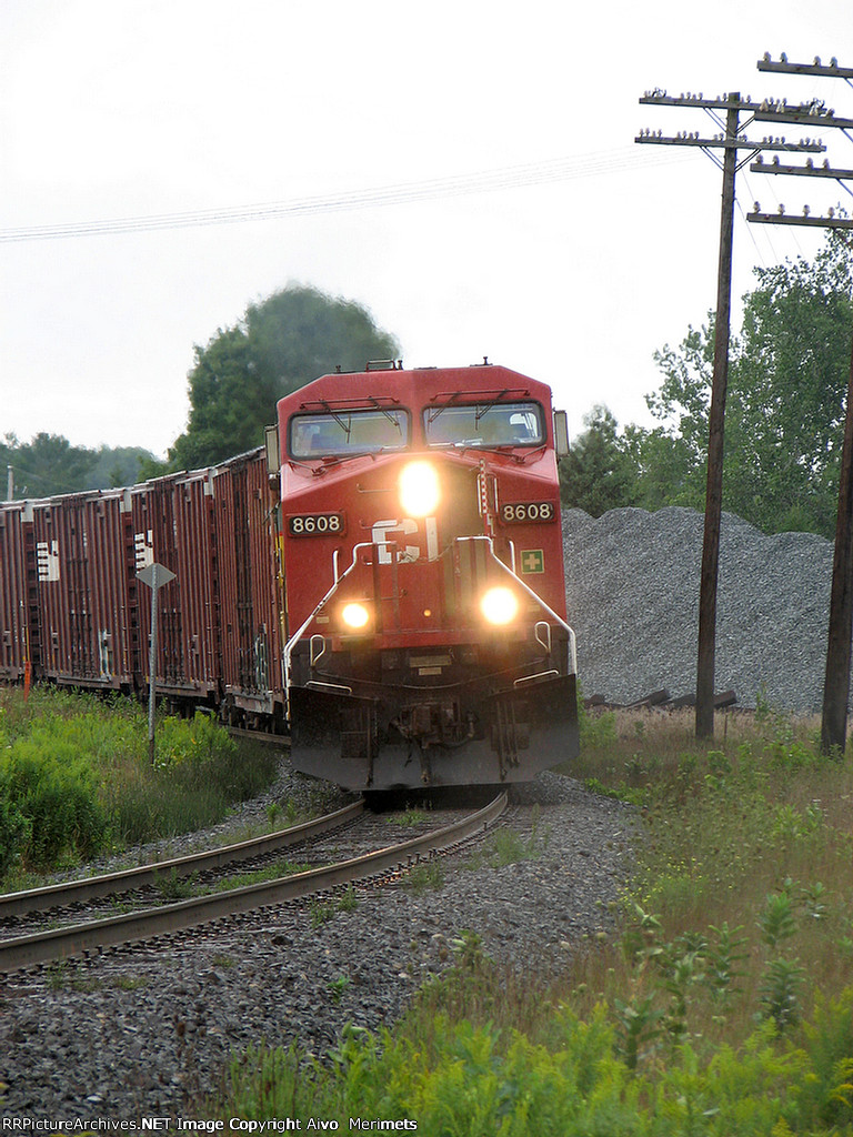 CP 8608 east at Mile 81 Galt Sub